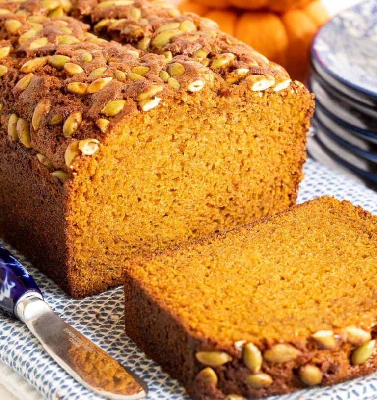 Recipe: One-bowl pumpkin bread with sunflower honey topping. By chef ...